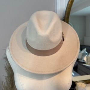 My Accessories London | Accessories | Elegant Cream Fedora Hat | Poshmark